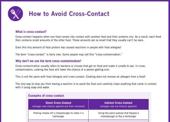 School Posters & Infographics - FoodAllergy.org