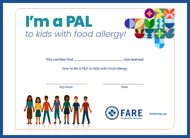 Be a PAL® (Protect A Life) Instructional Program - FoodAllergy.org
